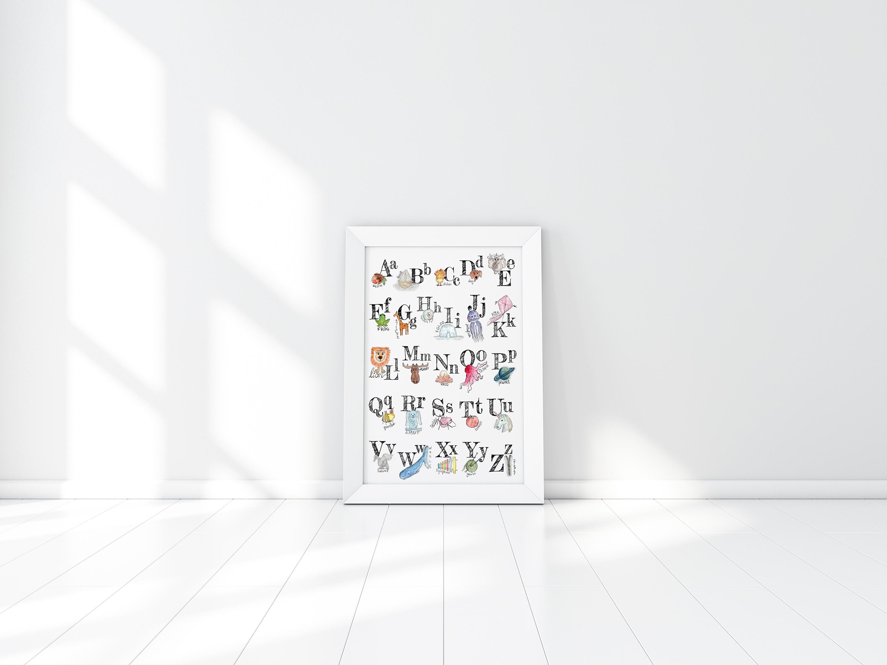 ABC Number Poster Gift Bundle 2 X A3 Posters Nursery - Etsy
