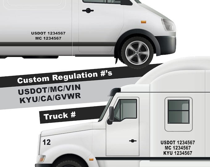 Rapid Vinyl Business Name, Info, Slogan Decal Custom Vinyl Lettering ...