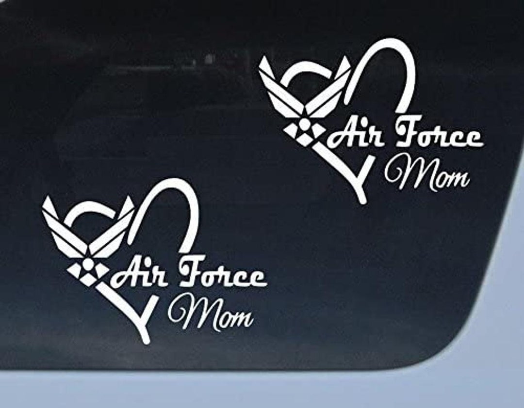 Havensticks- Get 2 Air Force Mom Vinyl Decal Military Car Auto Window ...