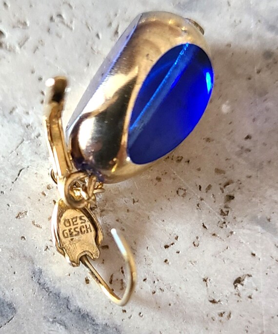 Rare Find Ges Gesch Gold Filigree Ball and Bar Link B… - Gem