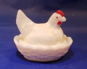 Miniature Hen on a Nest | Etsy