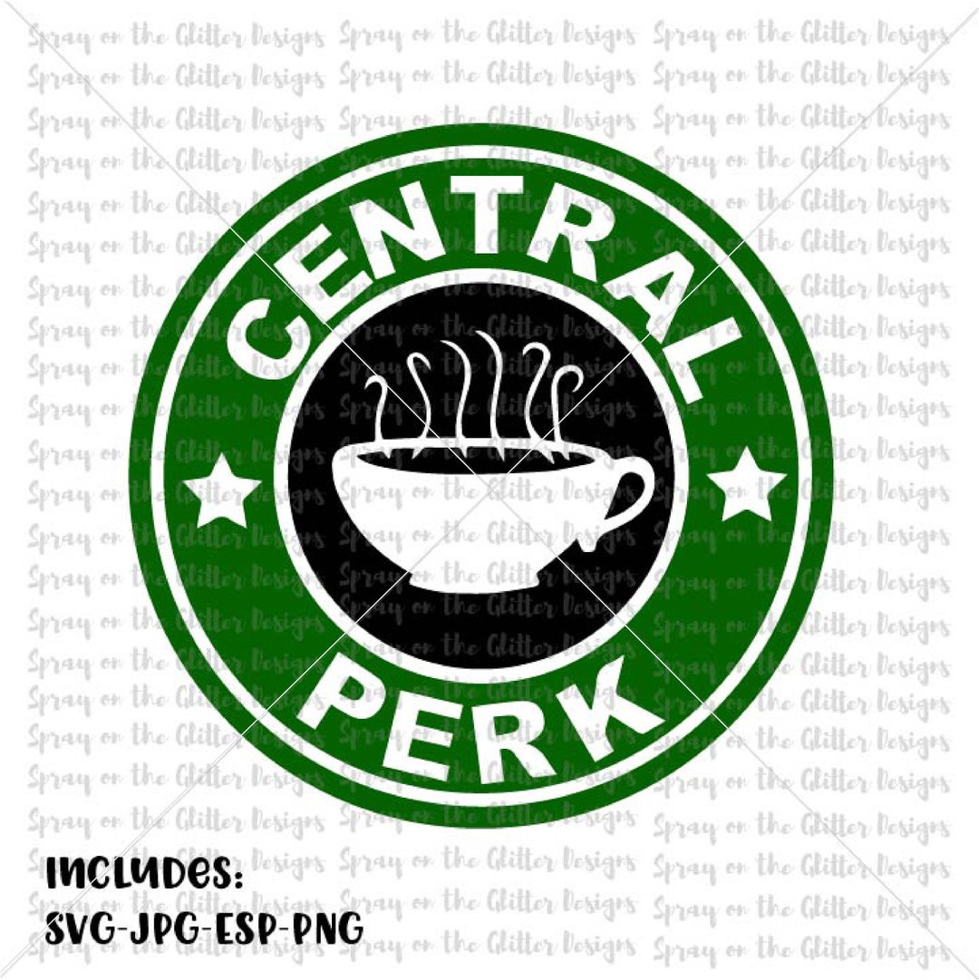 Central Perk Coffee Logo SVG PNG JPG - Etsy