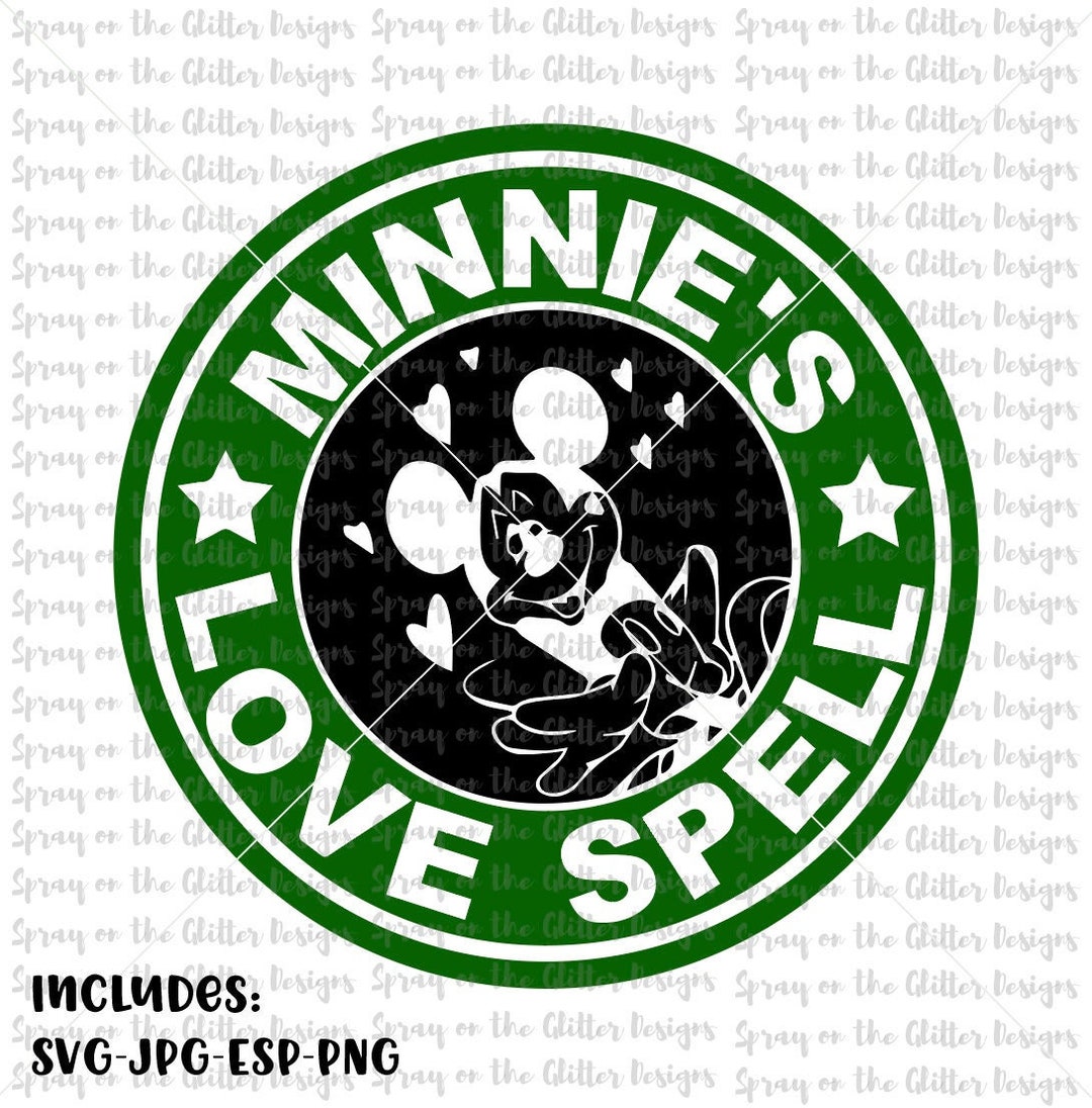 Love Spell Coffee Logo SVG PNG JPG - Etsy