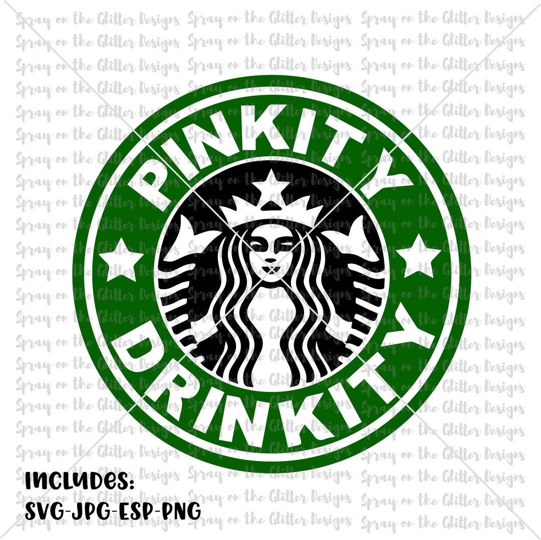 Pinkity Drinkity Coffee Logo SVG PNG JPG - Etsy