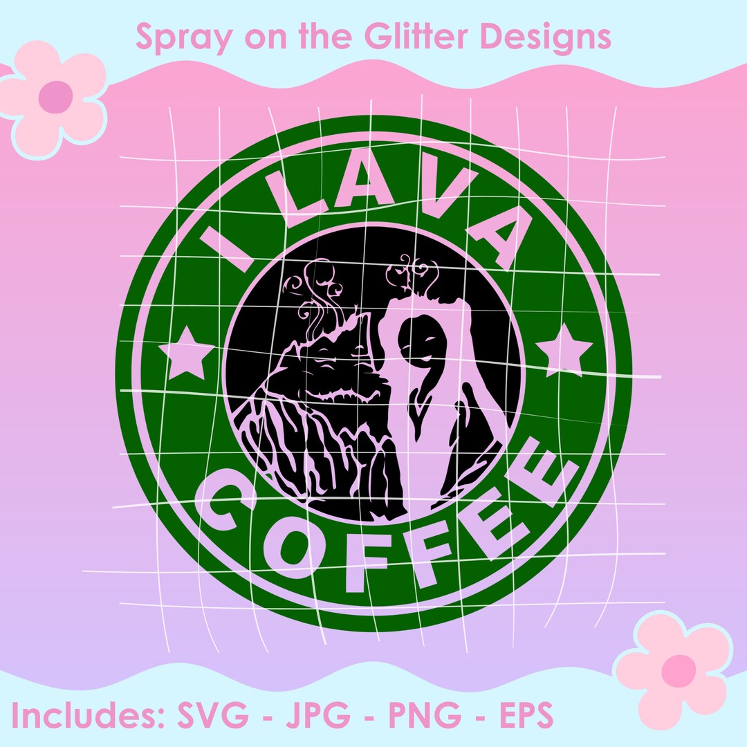 I Lave Coffee Logo SVG PNG JPG - Etsy