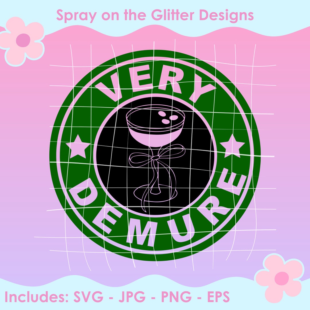 Very Demure Coffee Logo SVG PNG JPG - Etsy