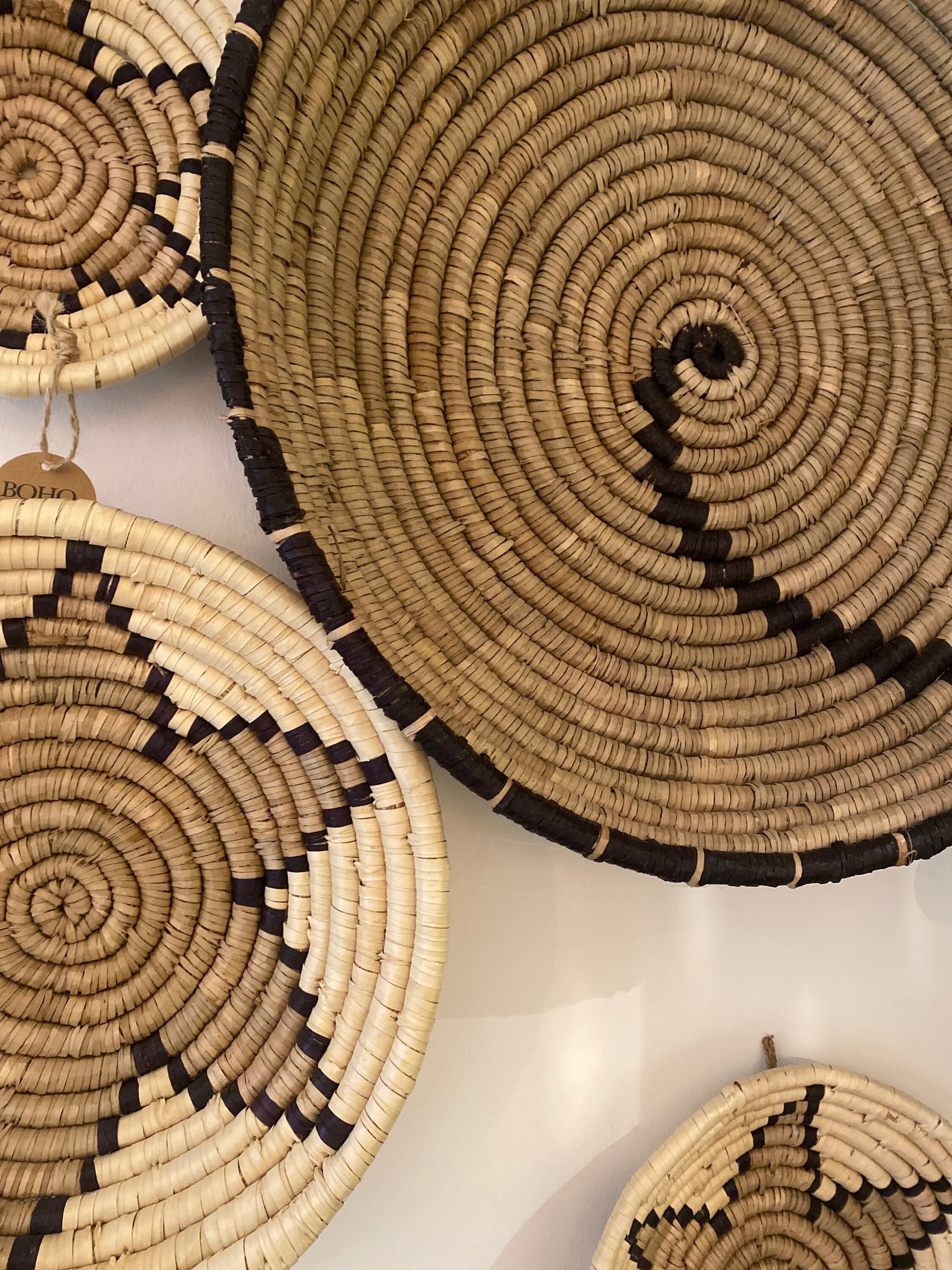 A Giant Wall Basket. Large Wall Decor. Boho Wall Decor. Wicker Wall ...