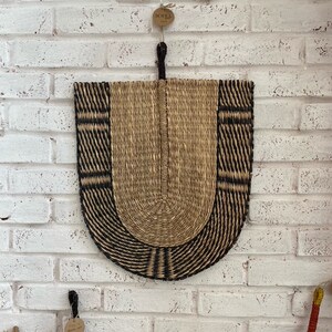 Large Japan Fan, Asian Wall Fan, Colorful Straw Woven Wall Fan. Grass ...