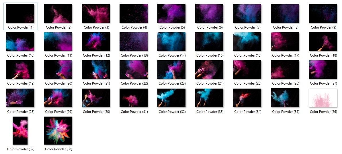 Color Powder, Powder Holi, Colorful Clouds, Splashes, Decorative ...