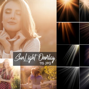 Sunlight Overlay, Sun Ray Overlay, Sun Flare Overlay, Sun Overlay for ...