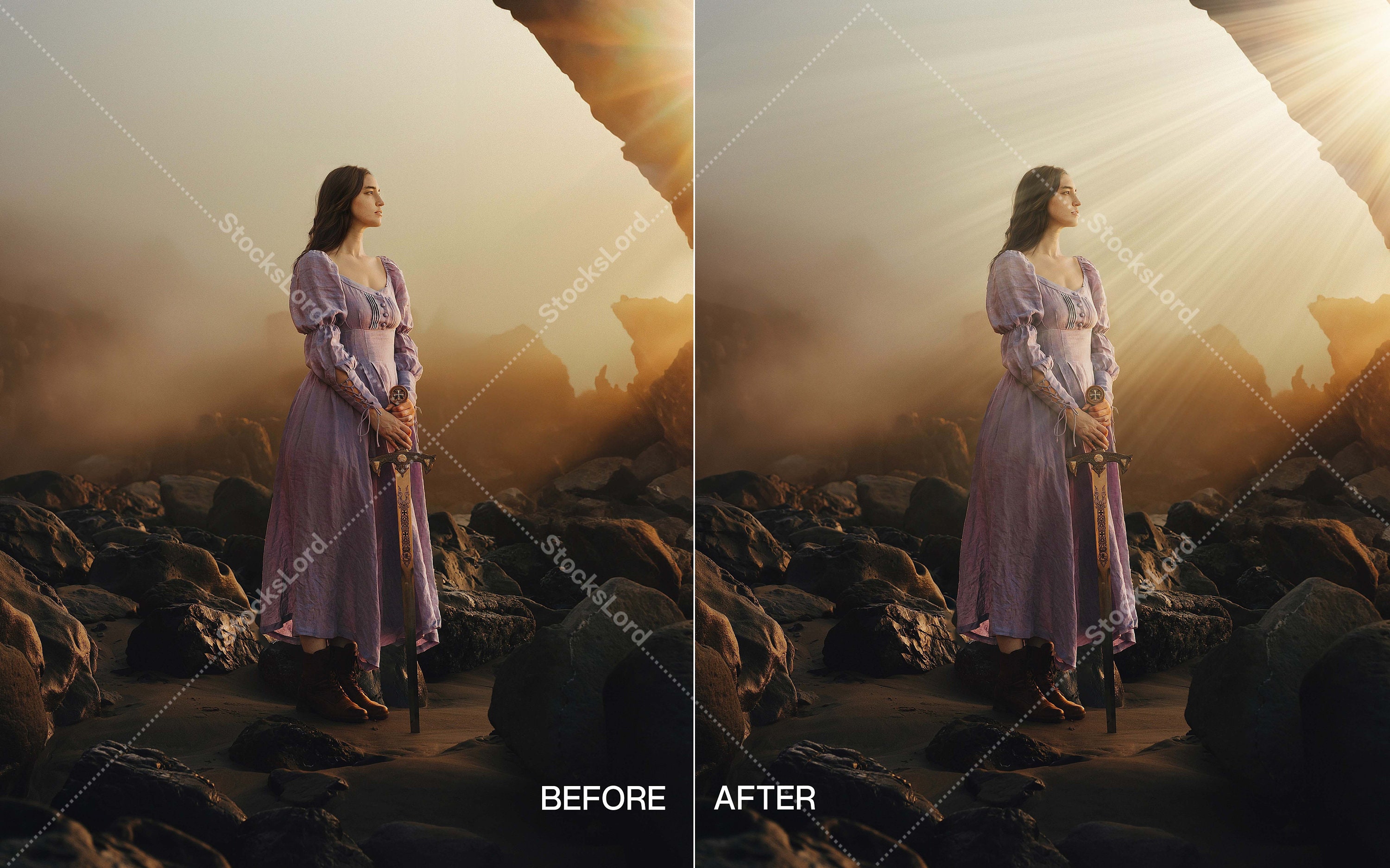 Light Rays Overlay, Foggy Light Overlay, Sunlight Overlay, PNG Light ...