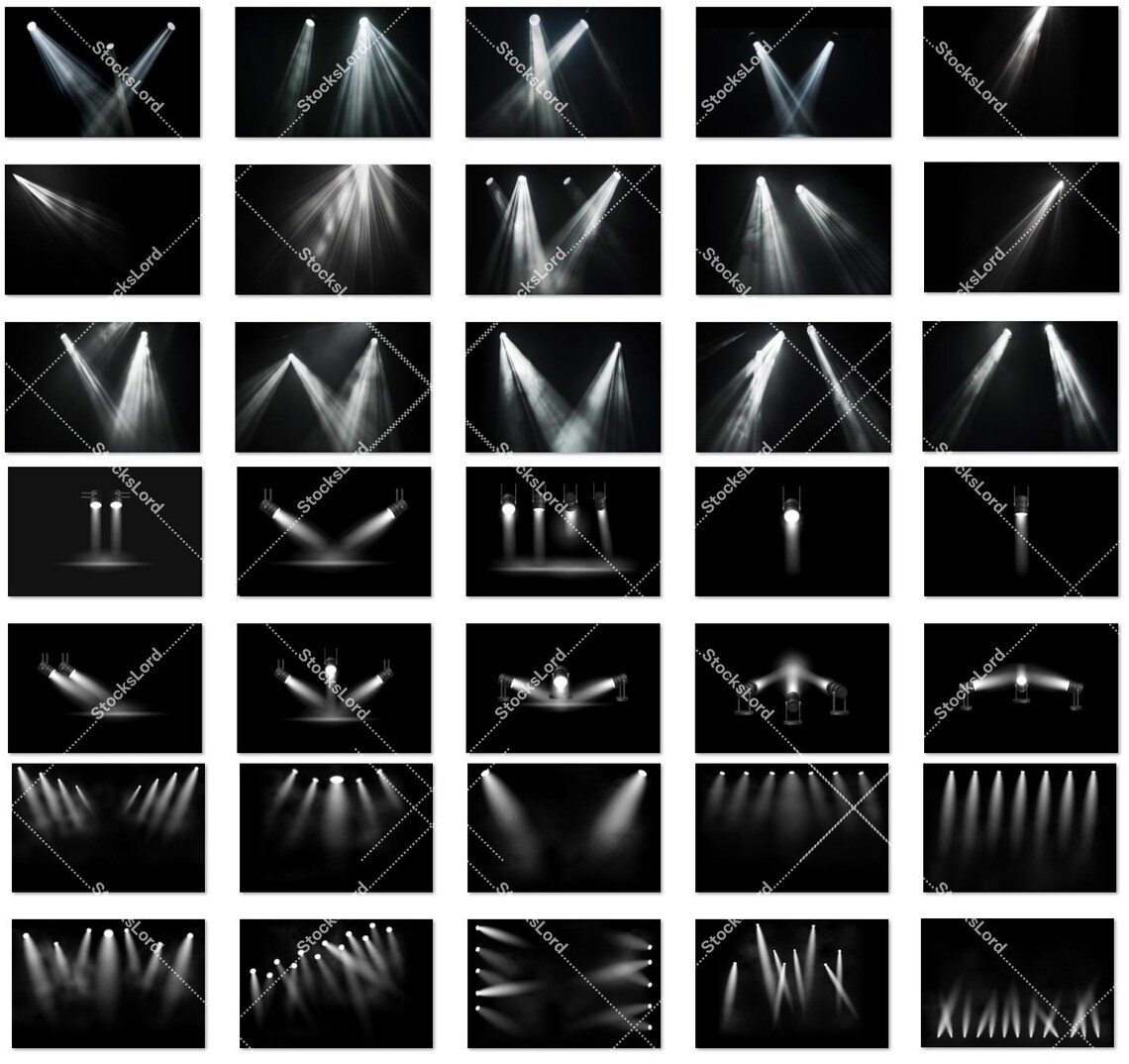 75+ Spotlight Overlays, Stage Light Effects (digital Download) - Etsy UK