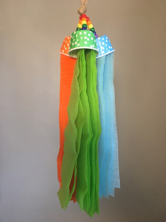 Jelly Fish Streamer Bird Toy | Etsy