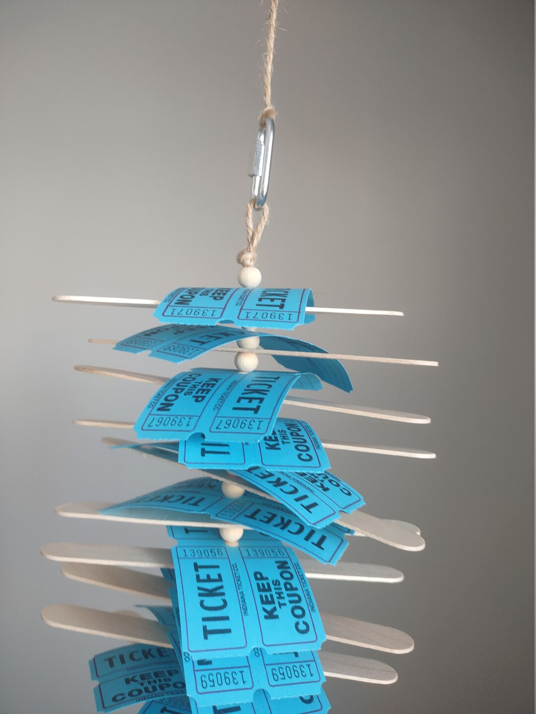 Craft Stick and Ticket Shredding Bird Toy - Etsy