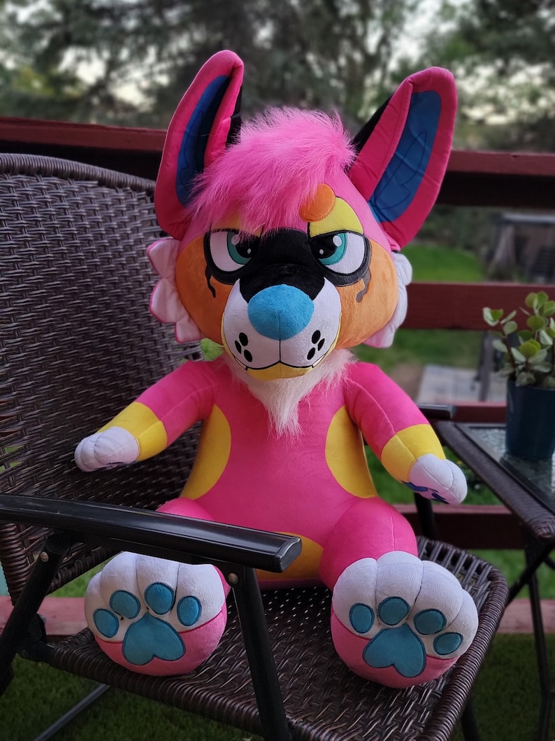 Custom Fursona Plush Furry - Etsy