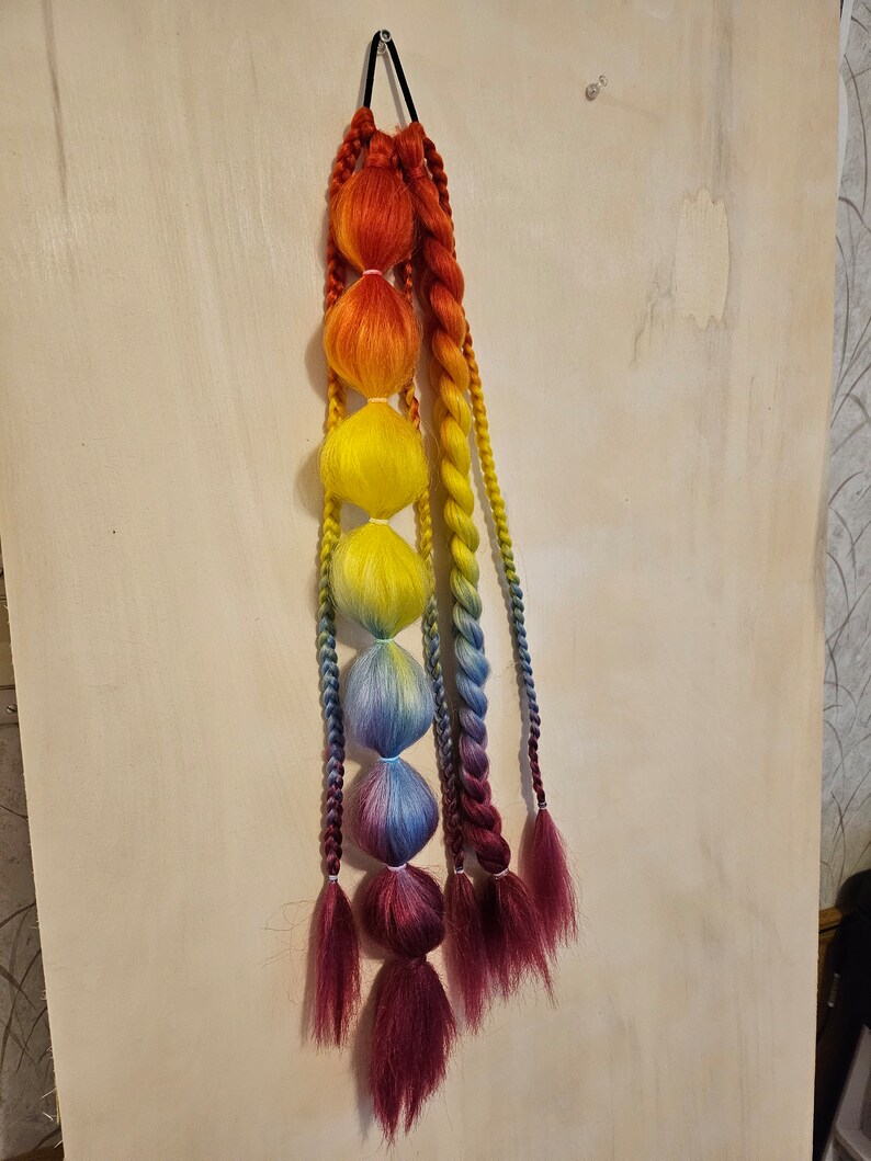 LED Festival Braid Pony Multicolor PRIDE - Etsy