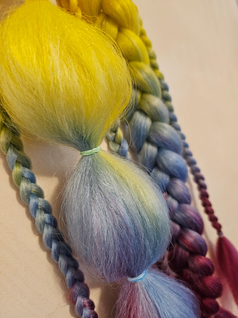LED Festival Braid Pony Multicolor PRIDE - Etsy