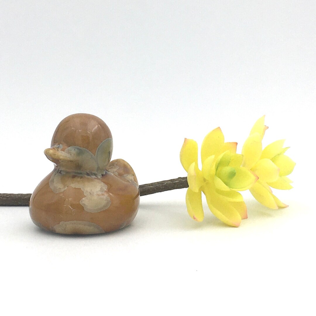 Meet Duke Clay Duck Crystalline Pottery Animal Statue - Etsy
