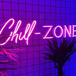 Create the Perfect Chill Ambiance With Personalized Neon Signs: Chill ...