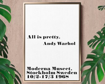 Warhol All is Pretty - Etsy