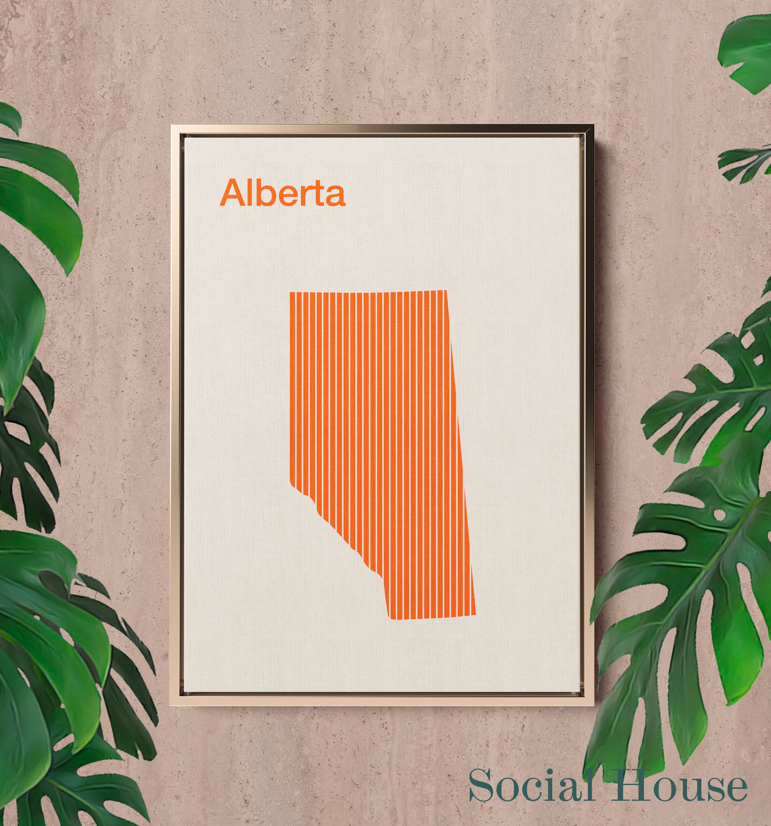 Alberta Map of Alberta Art Alberta Province Art Alberta | Etsy