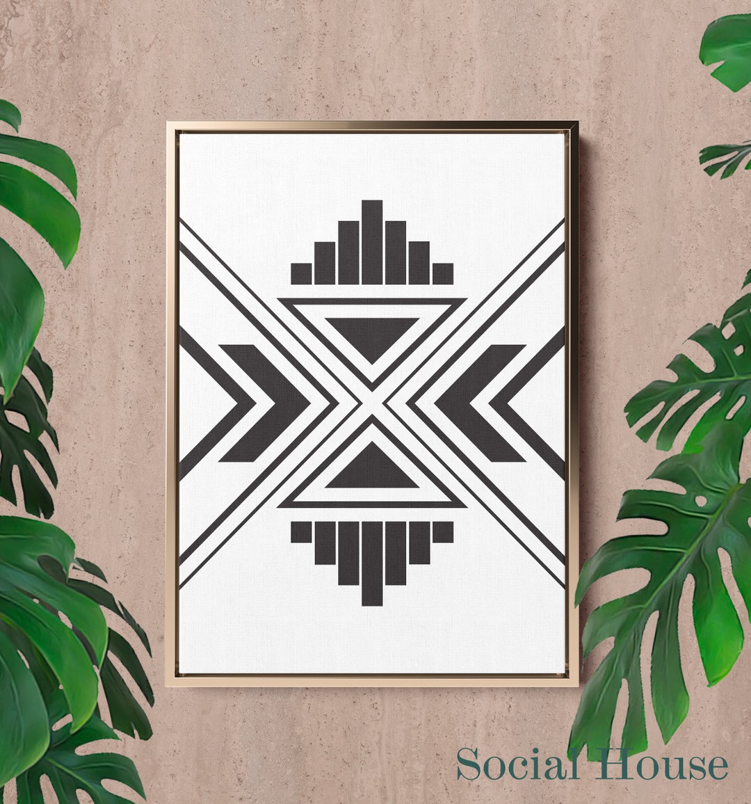 Aztec Print Wall Art Aztec Printable Southwestern Decor Aztec - Etsy
