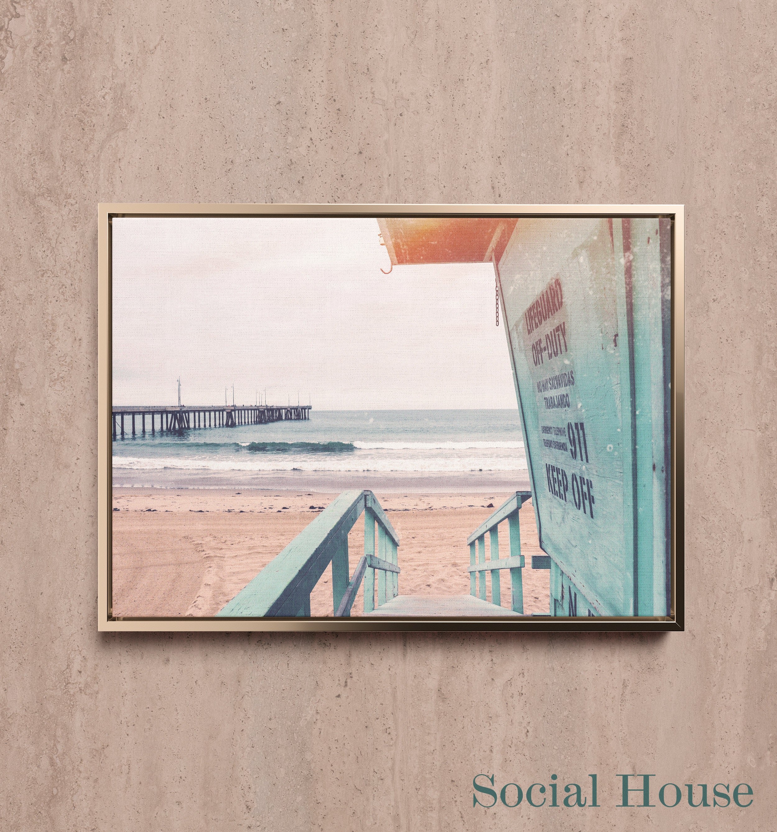 Lifeguard Tower Print Summer Printable Wall Art Lifeguard Hut - Etsy