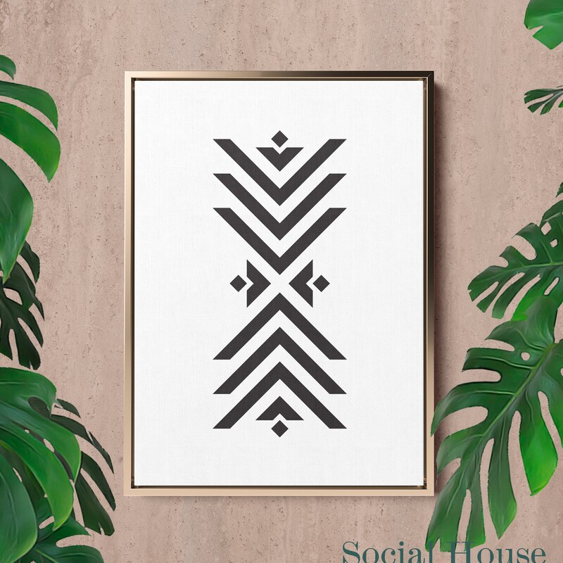 Tribal Poster - Etsy