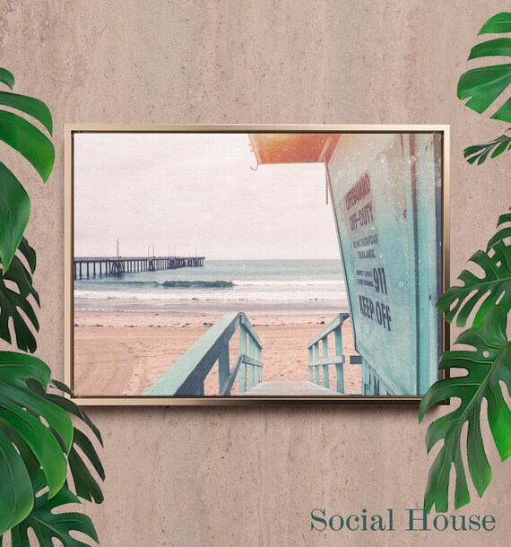 Lifeguard Tower Print Summer Printable Wall Art Lifeguard Hut - Etsy