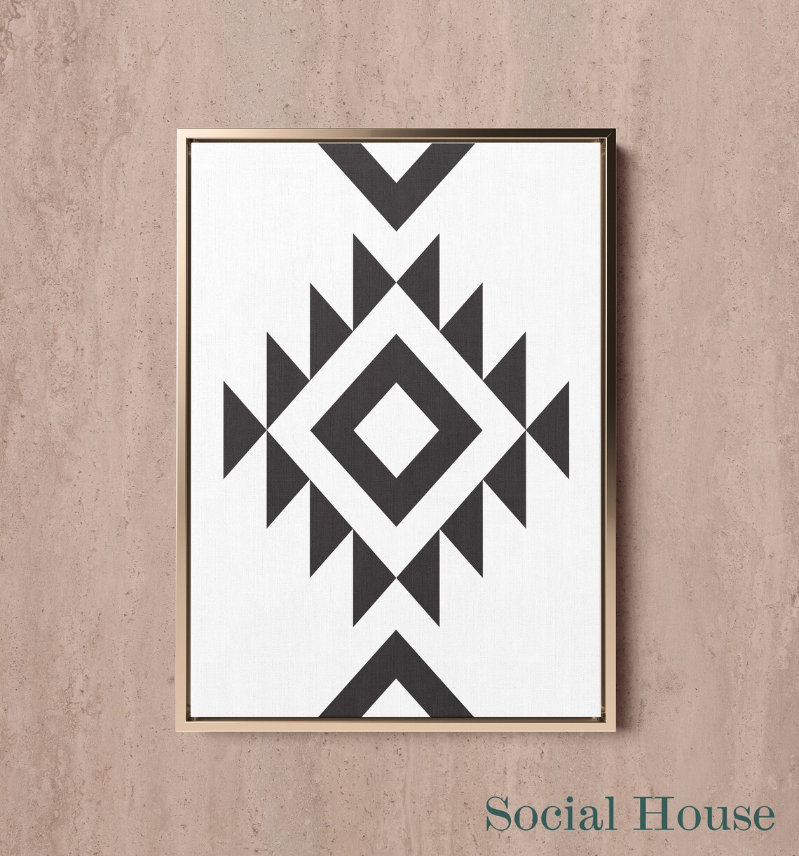 Aztec Wall Art Boho Print Download Prints Southwestern Art | Etsy