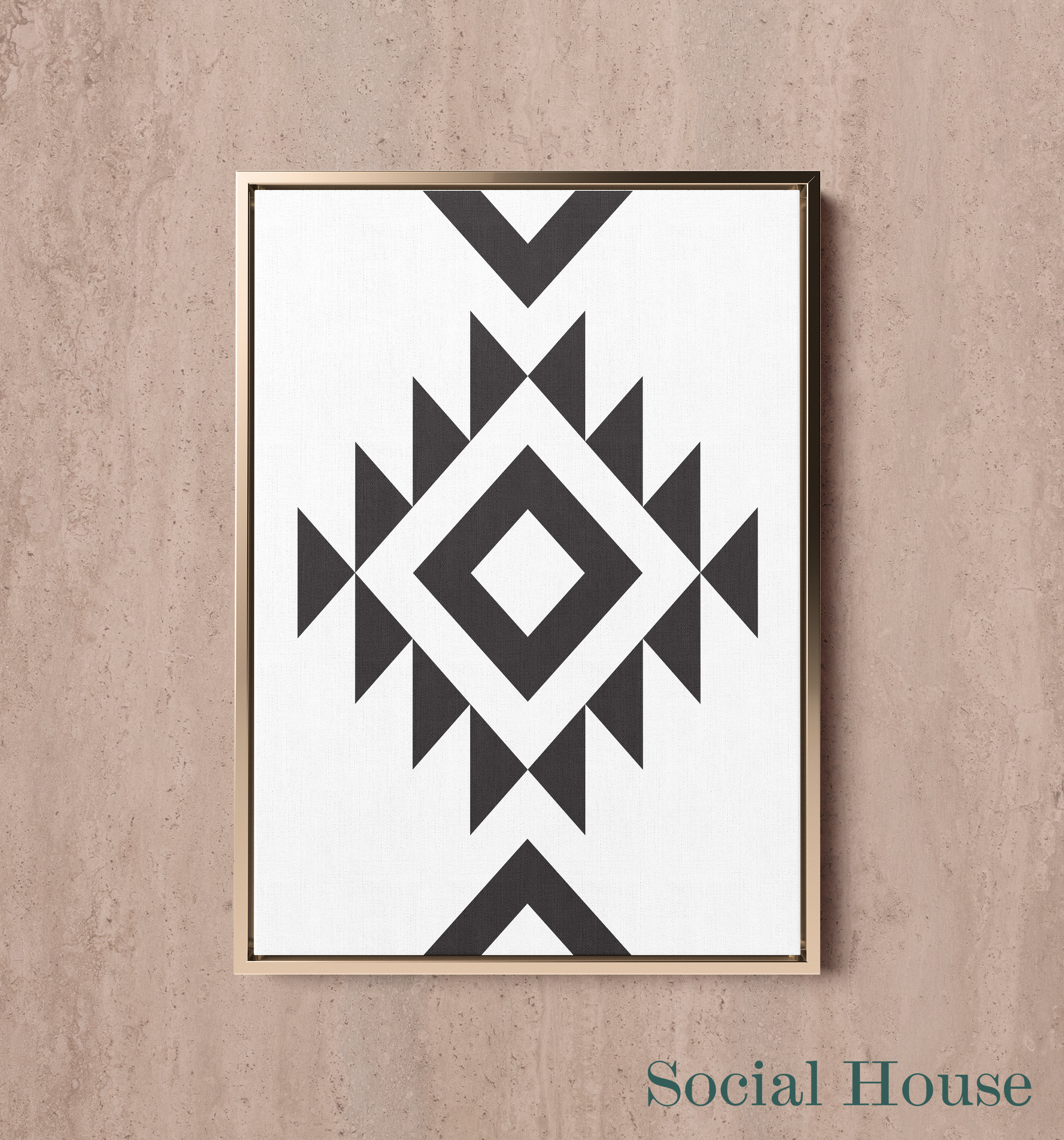 Aztec Wall Art Boho Print Download Prints Southwestern Art | Etsy