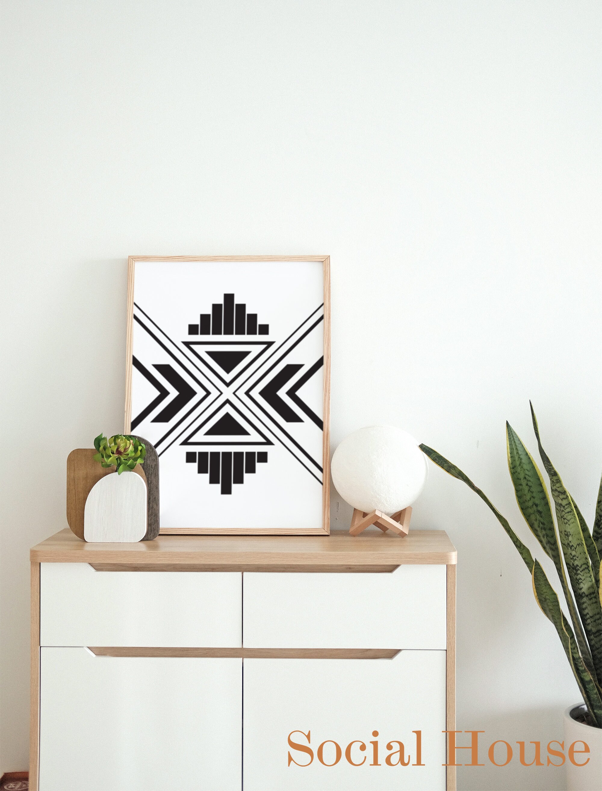Aztec Print Wall Art Aztec Printable Southwestern Decor Aztec - Etsy