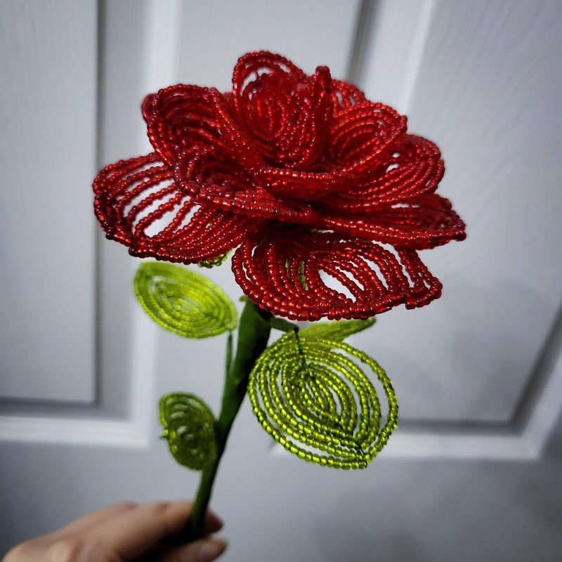 French Beaded Flowers - Etsy