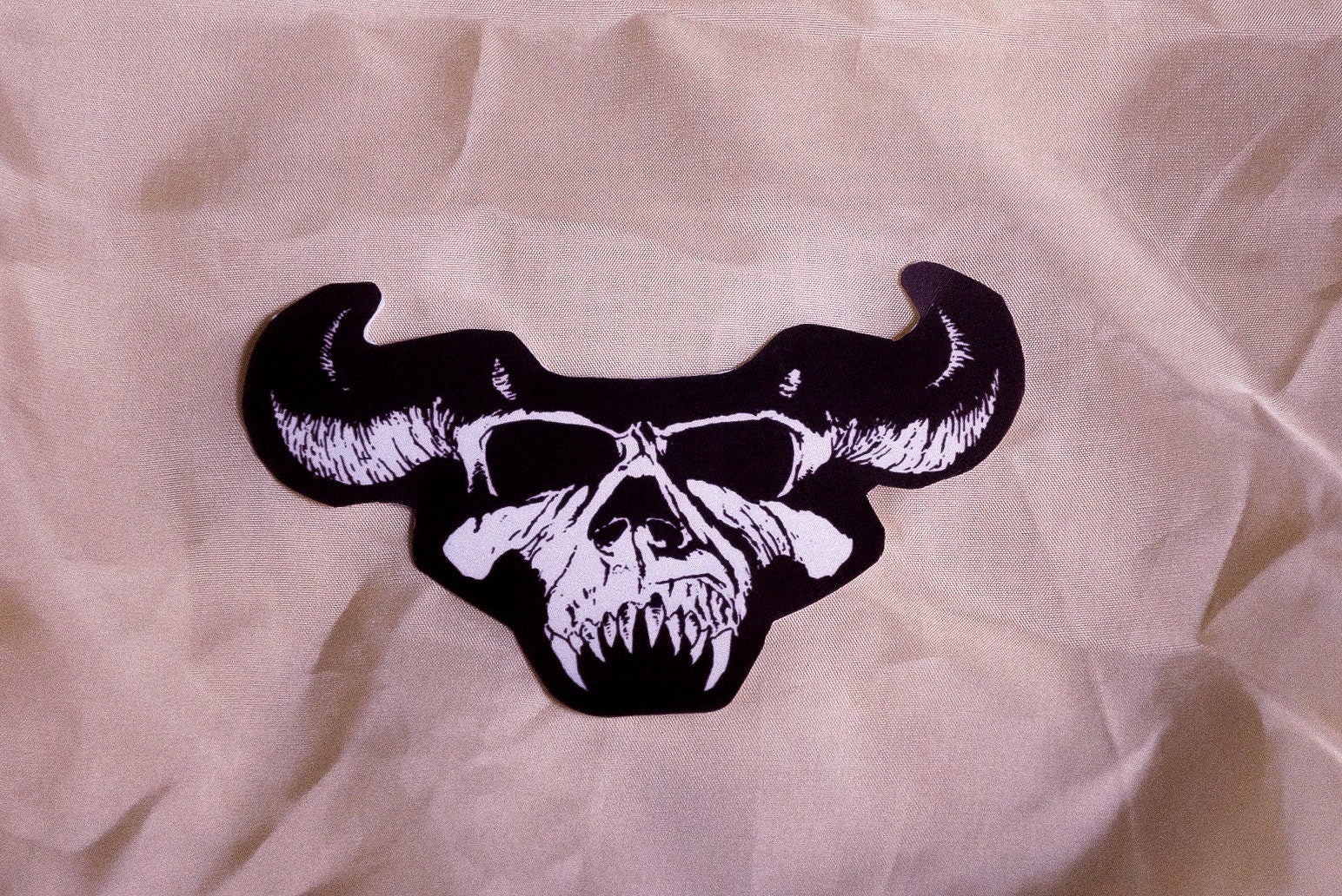 Danzig Skull Sticker Black And White Skull Misfits Samhain Etsy