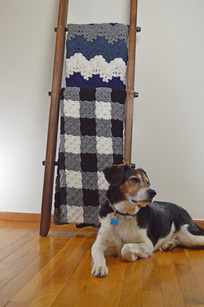 Buffalo Check Afghan Crochet Pattern Corner to Corner Digital Download ...