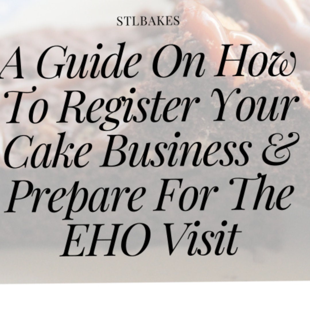 Register Your Cake Business From Home Guide UK Edition - Etsy