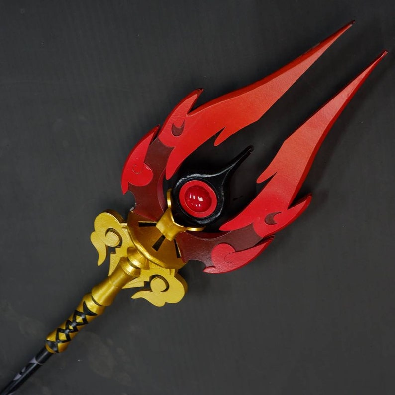 Genshin Impact Staff of Homa Hu Tao Weapon - Etsy New Zealand