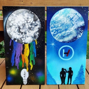 Twenty One Pilots Canvas Set Full Set or Individual Available - Etsy