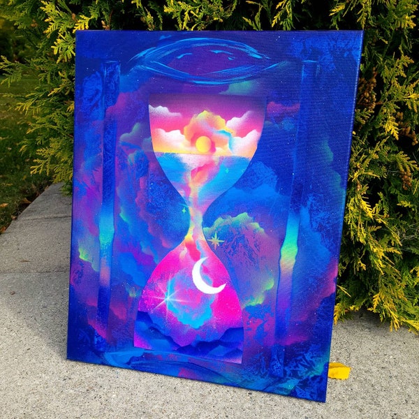 Hourglass Painting - Etsy