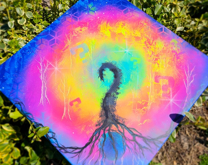 Tipper in Space Question Mark Galaxy Texas Eclipse Trippy Blacklight/uv ...