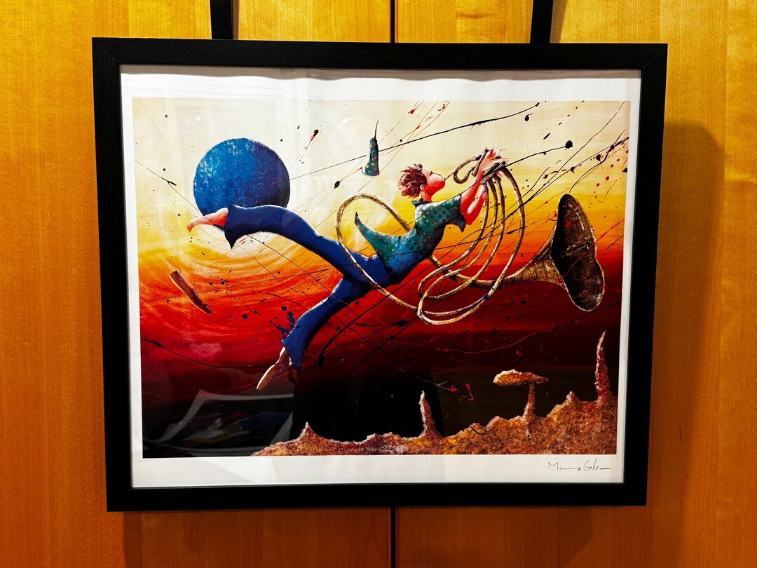 Marcus Glenn - Floating With the Mojo - Seriolithograph 20x16 - Etsy