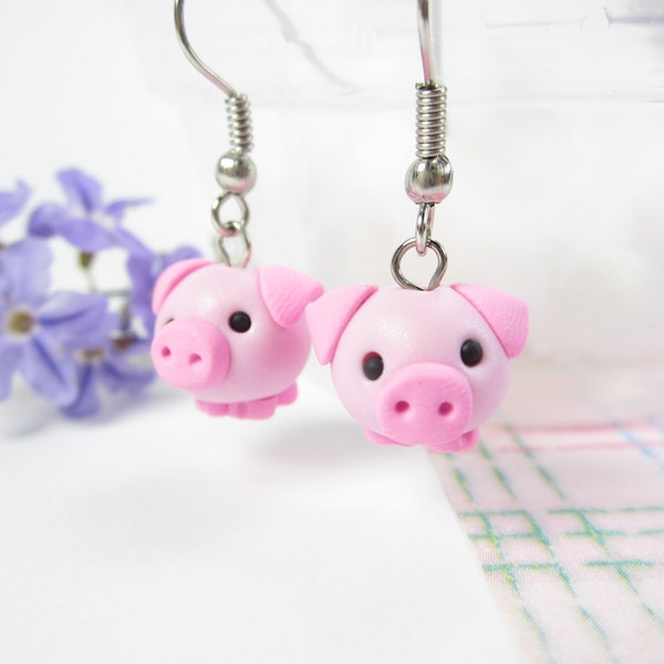 Polymer Clay Pig - Etsy