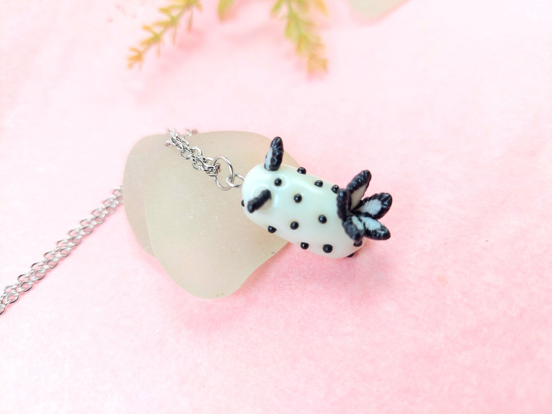 Sea Slug Necklace Sea Bunny Nudibranch Jewelry Jorunna Parva Cute ...
