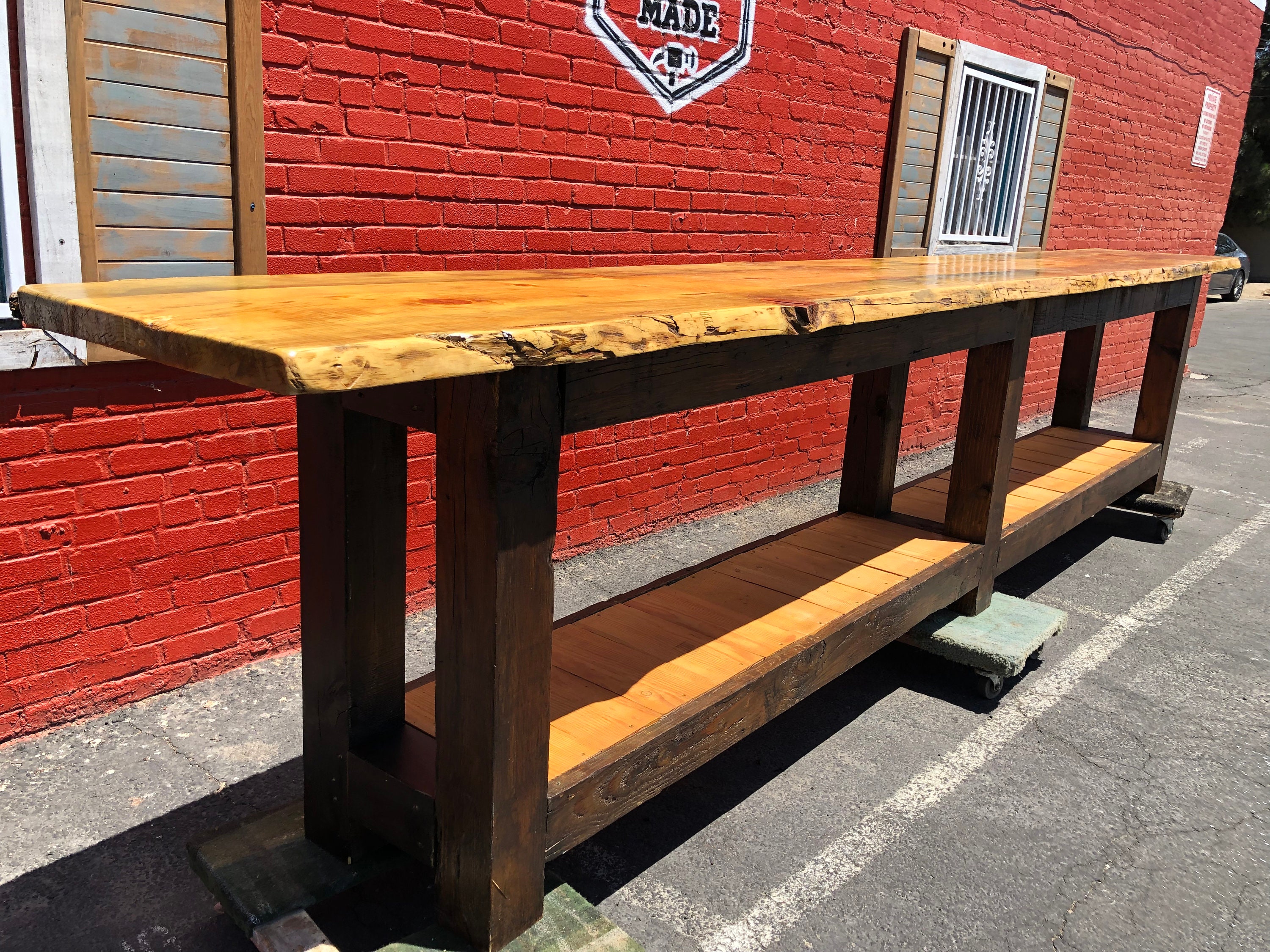 Live Edge Kitchen Island - Etsy