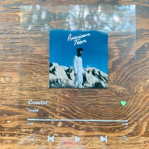 Handmade Customizable Plexiglass Album Cover Spotify Wall Hanging - Etsy