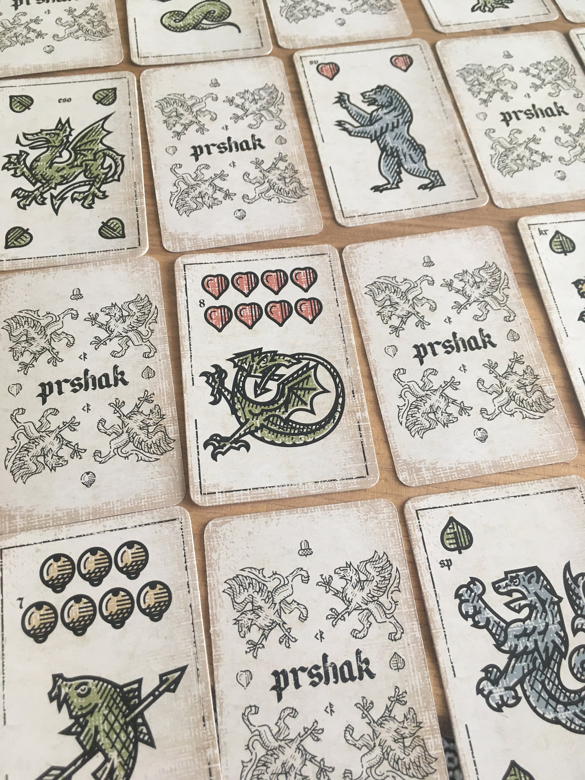 Prshak: Deck of Cards – Medieval Inspiration - Etsy
