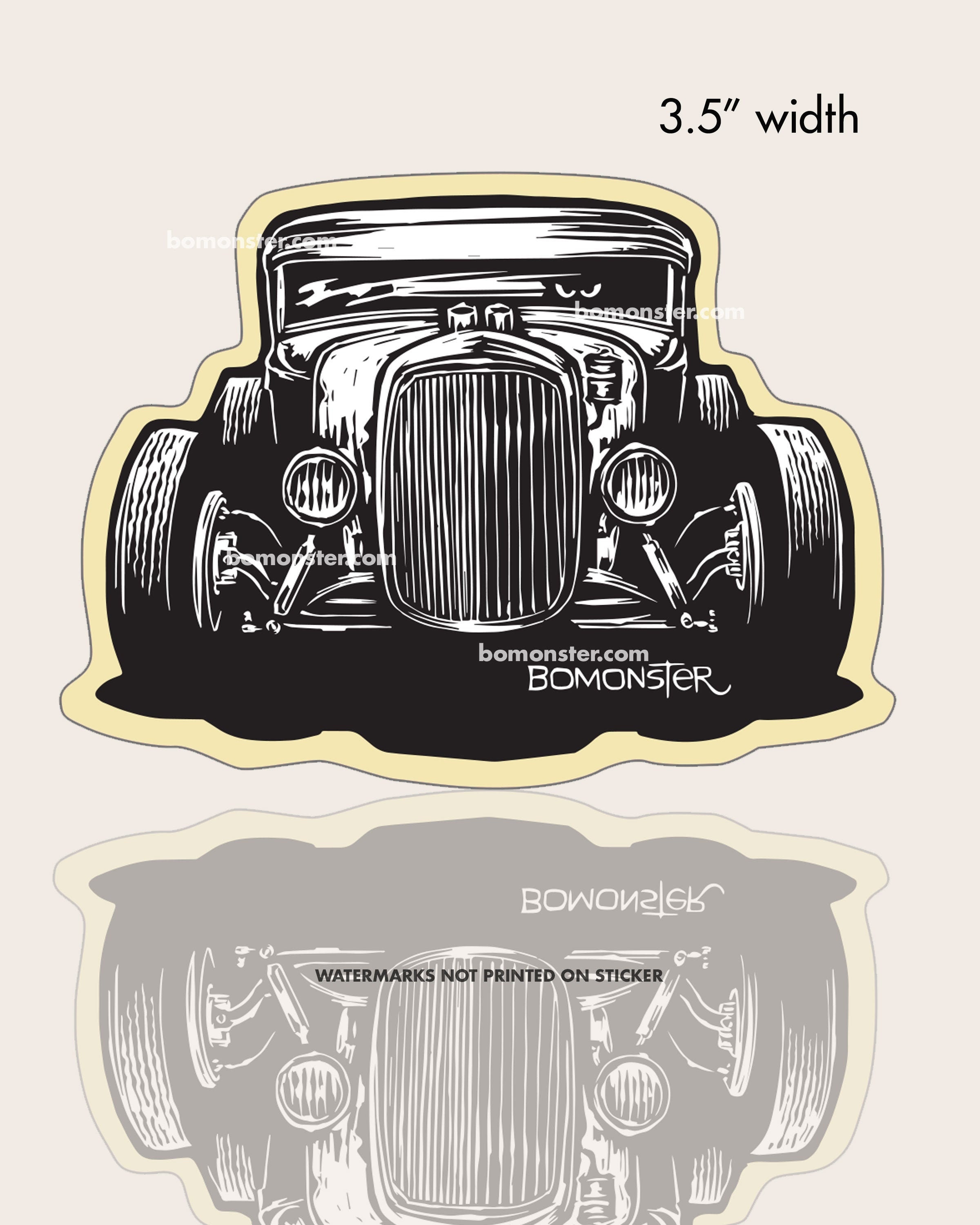 Hot Rod Sticker A Rod Etsy