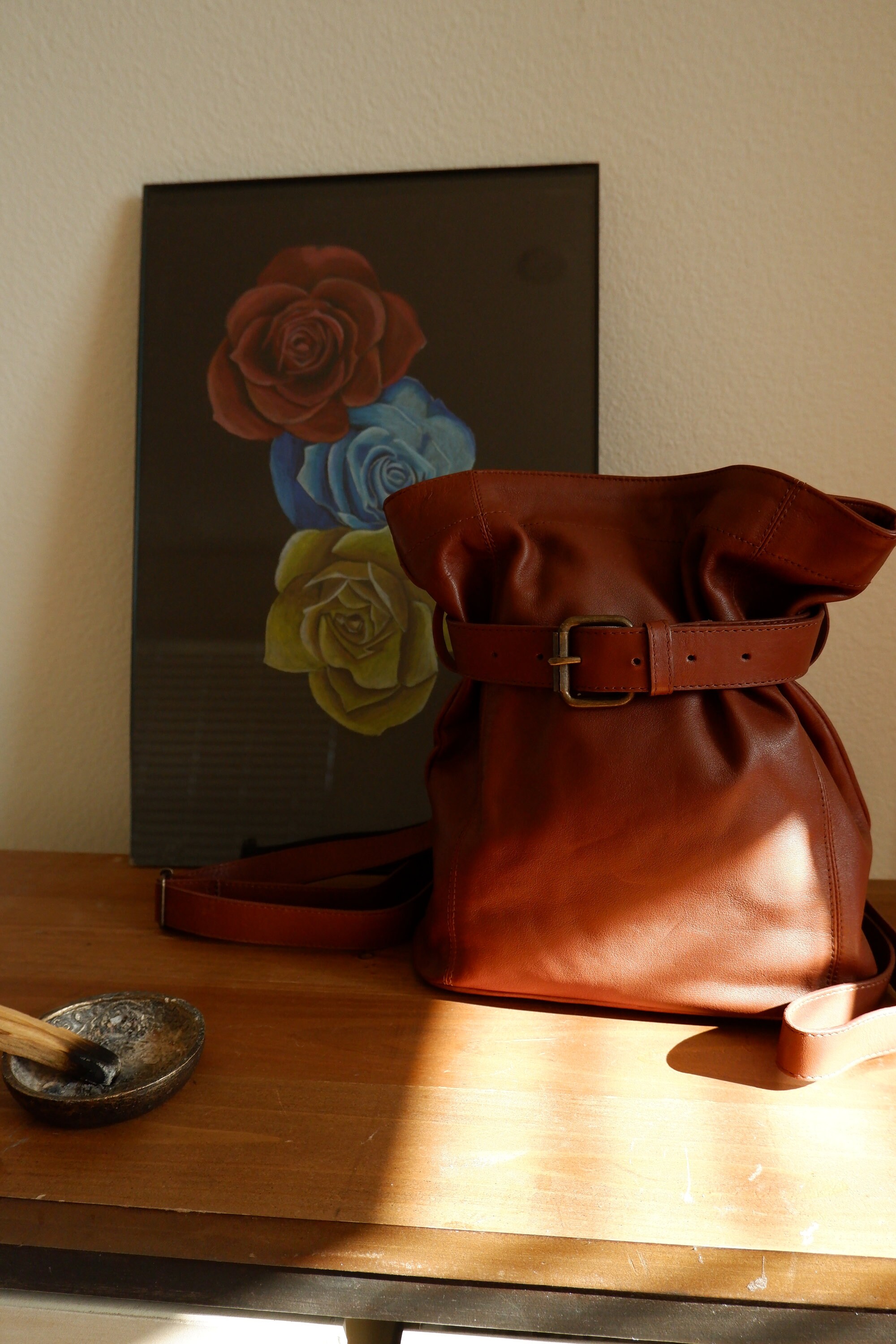Leather Slouch Backpack Artisan Made - Etsy