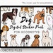 Dog Goodnotes Stickers | Dog Digital Stickers | Dog Planner Stickers ...