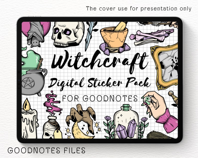 Witchcraft Goodnotes Stickers | Witchcraft Digital Stickers ...